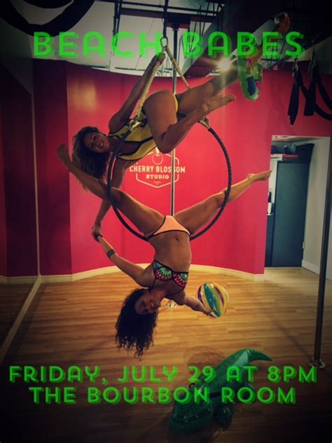 Beach Babes Aerial Cabaret Cherry Blossom Aerial Dance Studio