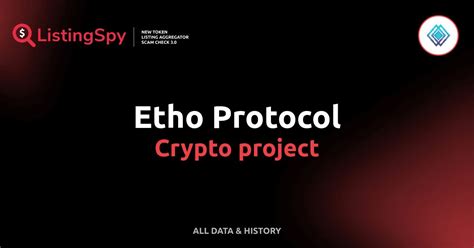 Etho Protocol Crypto Project Info Etho Listings Events Charts Community Analysis Listingspy