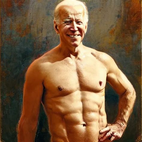 Joe Biden With An Shredded Toned Inverted Triangle Stable Diffusion Openart