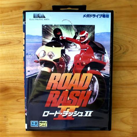 Road Rash II 16 Bit SEGA MD Game Card With Retail Box For Sega Mega Drive For Genesis In Memory
