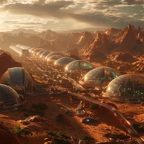 Mars Base Concept Art