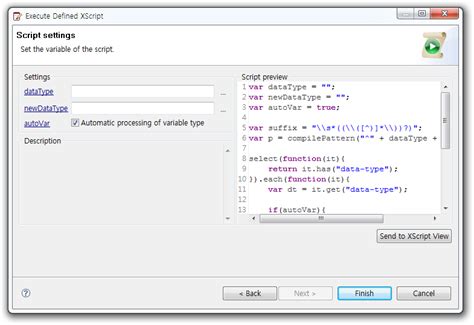 Execute Defined Script