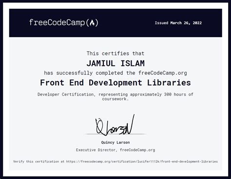 Jamiul Islam 💡 On Linkedin Javascript Reactjs Redux Freecodecamp