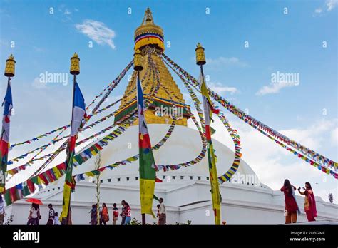 Boudhanath Bouddha Stupa Unesco World Heritage Site Kathmandu