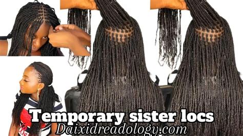 How To Install Temporary Sisterlocks Very Detailed Tutorial Ft Daixidreadology Ellovelybeauty