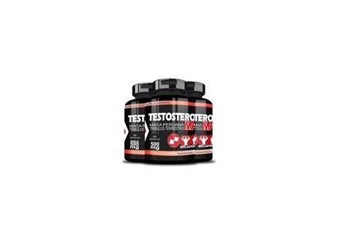 Testosteron Max 120 Cápsulas 500mg Força Nos Treinos 3 Potes em