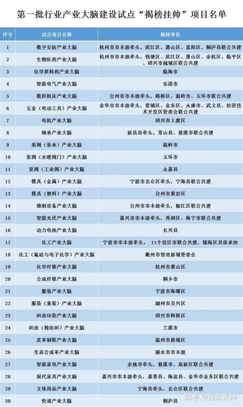 浙江数字化转型：加强产业大脑建设，完善产业生态全景图 知乎