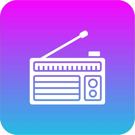 Premium Vector Radio Icon