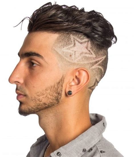 Мужские стрижки с выбритыми висками и затылком 47 фото названия причесок с бритыми боками и