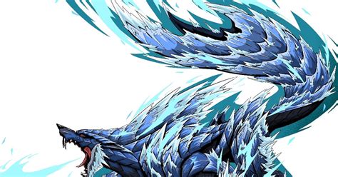 Nintendo モンスターハンターライズ ルナガロン 魔物獵人崛起破曉 冰狼龍 Takomanのイラスト Pixiv