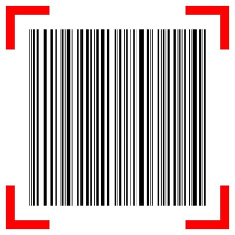 Premium Vector Barcode With Red Scanner On Whitevector Illustration