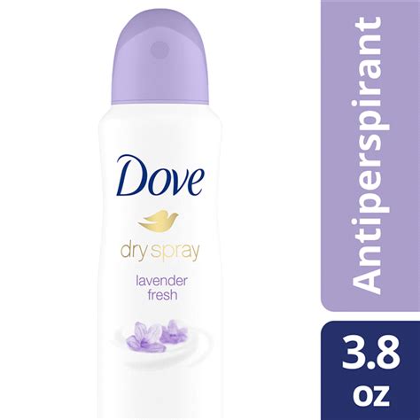 Dove Lavender Fresh Dry Spray Antiperspirant Deodorant 38 Oz