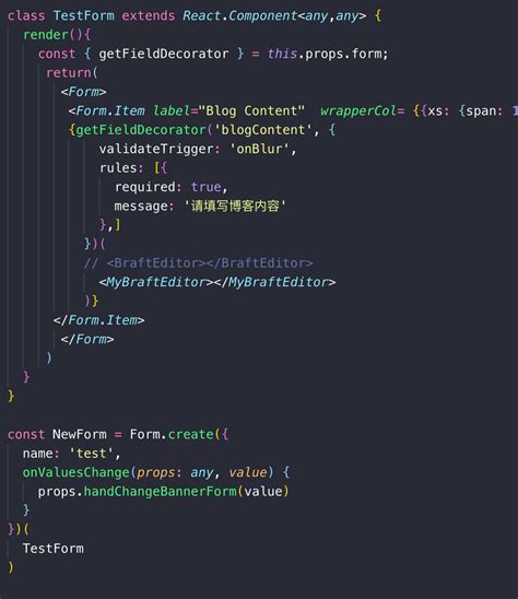 Antd Form Issue Margox Braft Editor Github