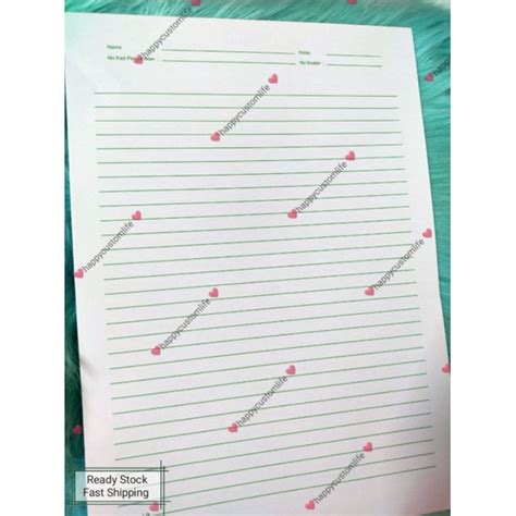 [ready Stock] Kertas Graf Pengajian Am Format Stpm 18cm X 22cm Graph Paper Sem 2 9 Square X
