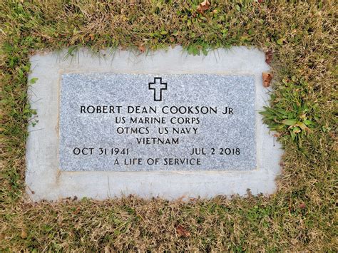 Robert Dean “bob” Cookson Jr 1941 2018 Mémorial Find A Grave