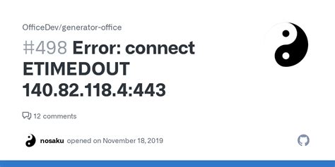 Error Connect Etimedout 140821184443 · Issue 498 · Officedevgenerator Office · Github