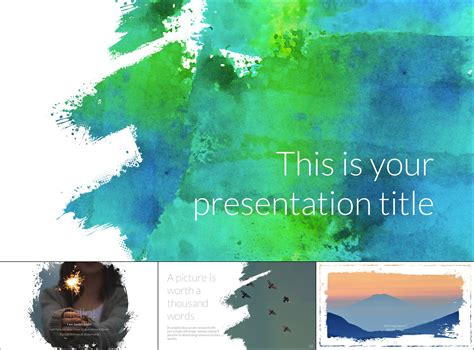 Google Slides Template Free Cute Artsy Graphicmama