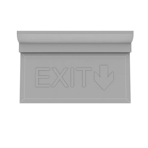 Exit Sign D Model By Nvere Exit Sign D Model By Nvere