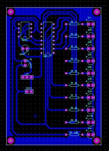 Jalur Pcb Flip Flop Dimmer Dan Running Led ~ Octation Mechatronic