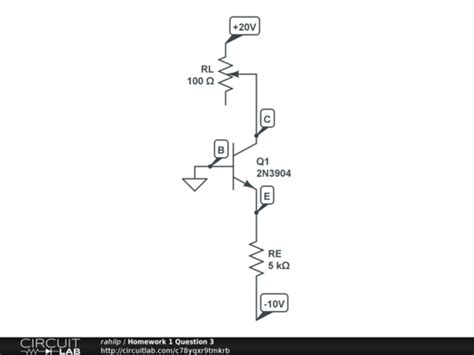 Homework 1 Question 3 Circuitlab