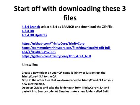 Guide To Compile Your Own 4 3 4 Cataclysm Server PPT
