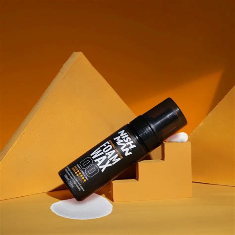 Nishman Hair Styling Foam Wax 3x Extra Volume And Strong Hold Vitamin
