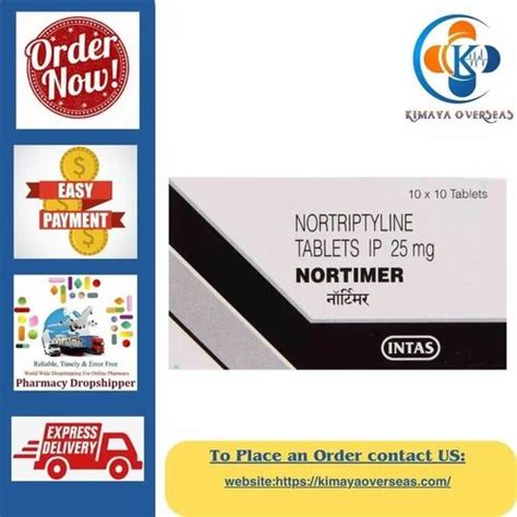 Nortimer 50 Mg Tablet Nortriptyline 50 Mg Tablet At Rs 90 Stripe Atenolol Tablets In Nagpur