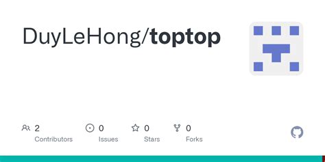 GitHub DuyLeHong Toptop