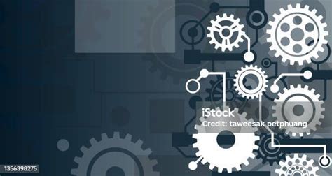 Roda Gigi Teknologi Abstrak Latar Belakang Techno Gear Dengan Roda