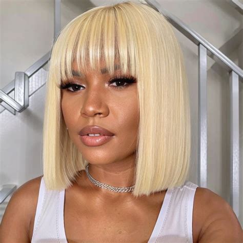 613 Blonde Wigs 613 Lace Front Wig Bob Wigs Linktohair