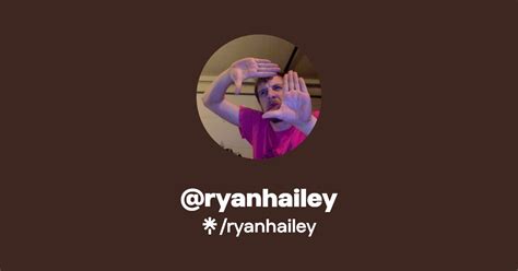 Ryanhailey Instagram Tiktok Twitch Linktree