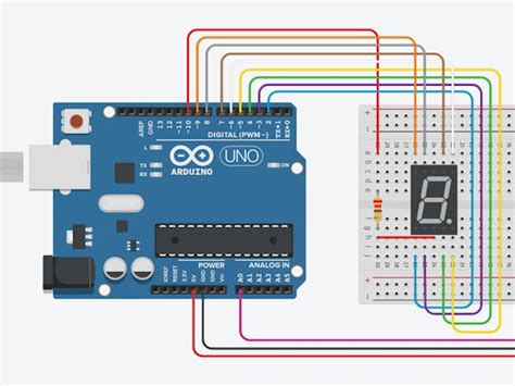 Running Light 7 Segment Led Arduino Project Hub