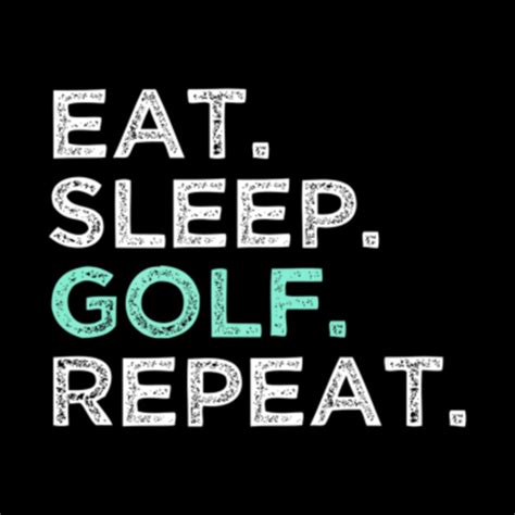 Eat Sleep Golf Repeat Tshirt Funny Golf Player Golf Mug Teepublic