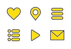 Basic Ui Elements Icons By Flatart