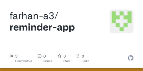 Github Farhan A3reminder App