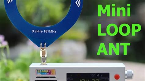 Mini Loop Antenna 9 9khz To 181mhz Hf And Vhf Bands Overview By