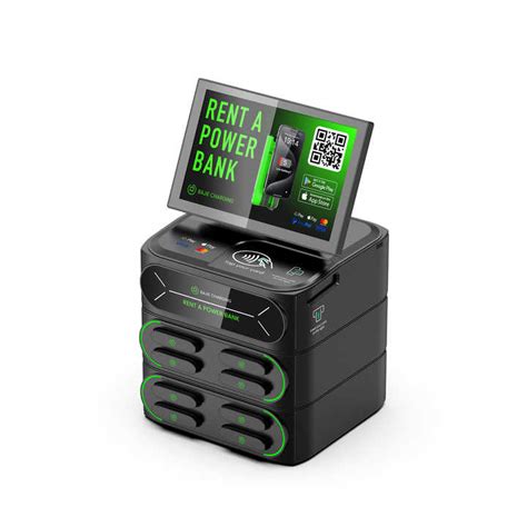 8 Port Structural Parallelism Shared Power Bank Station With Screen