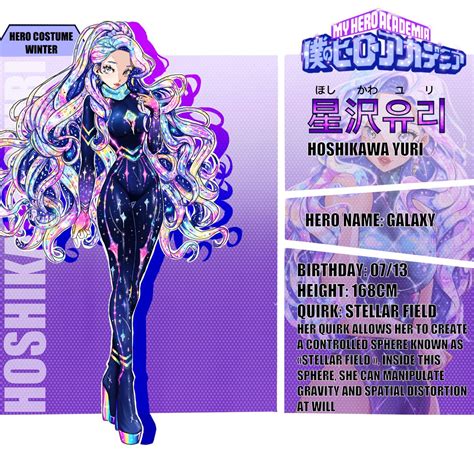Galaxy🌠🌌 Mha Oc Pro Hero Girl Disegni Loghi
