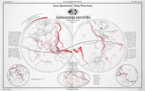 Day 14 Hexagons 30daymapchallenge