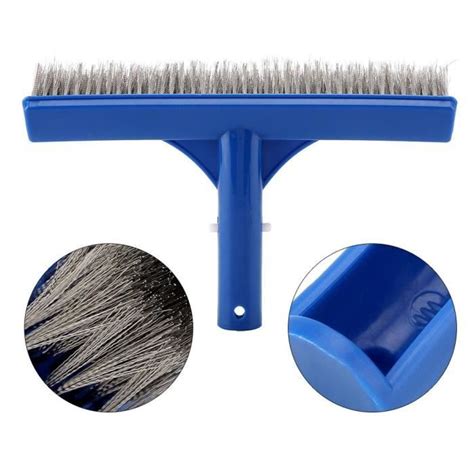 Brosse En Acier Pour Piscine Métallique Nettoyage Mural 10 Pouces