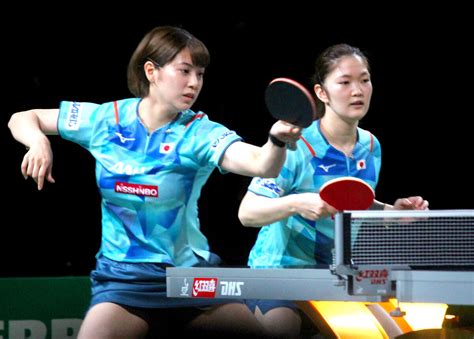 “wみゆう”木原美悠・長崎美柚組が銅メダル獲得 準決勝は中国ペアに敗れる世界卓球 スポーツ報知