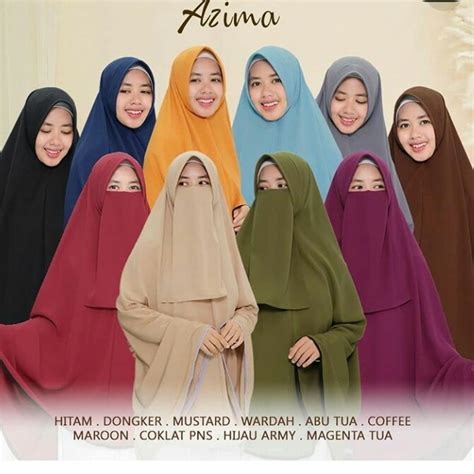 Jilbab Syaree Merk Azima Per Unit Ajangambe