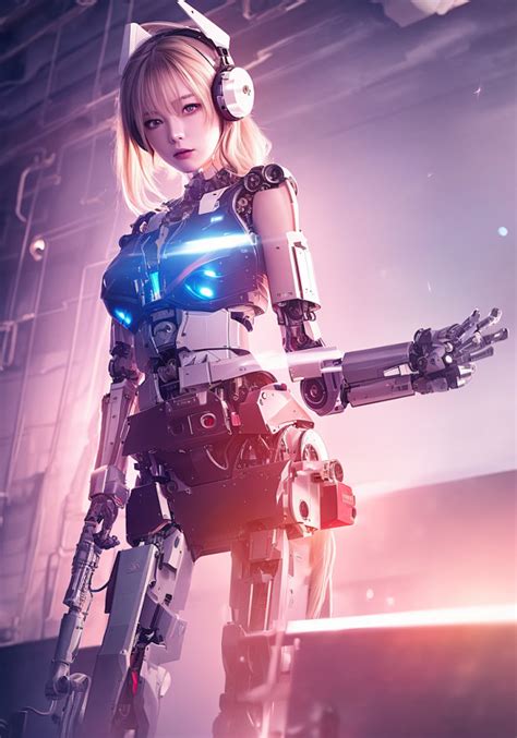 Ai生成 【basilmix】机娘 Jc的插画