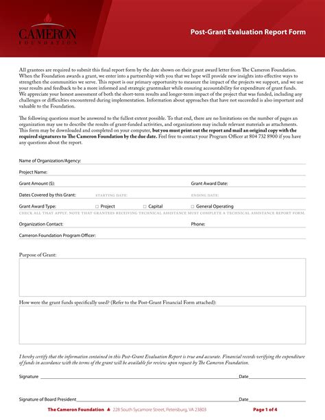 Free 15 Grant Evaluation Forms In Pdf Ms Word