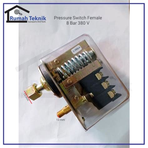 Jual Pressure Switch Otomatis Kompresor 8 Bar 3 Phase 380 V Kompresor