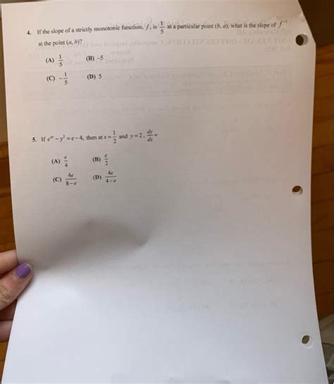 Solved Part I Multiple Choice Graphing Calculator