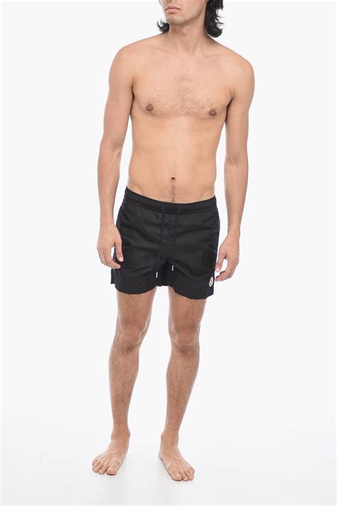 Moncler Boxer Swimsuit With Drawstrings Men Glamood Outlet