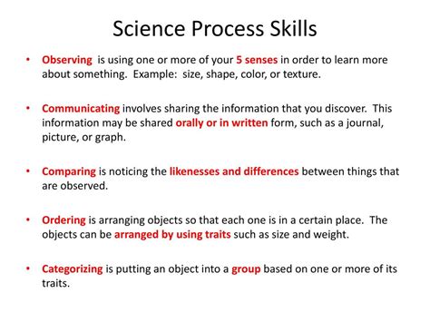 Science Procedure Example