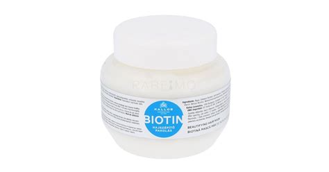Kallos Cosmetics Biotin Maska za kosu za žene 275 ml Lijepa hr
