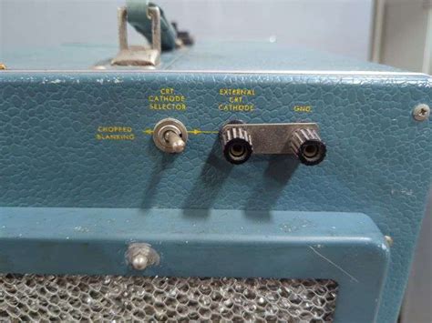Tektronix Type 545a Oscilloscope On Metal Rolling Stand 50 X 16 5 X